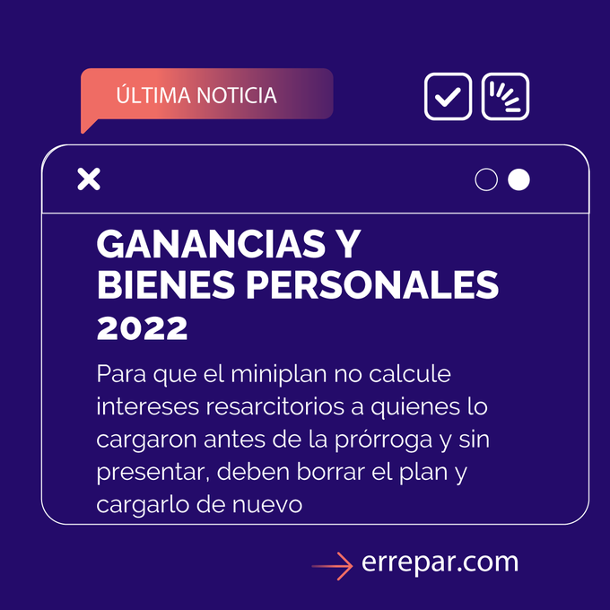 La Afip Actualizará Las Fechas De Vencimiento En El Miniplan Ganancias