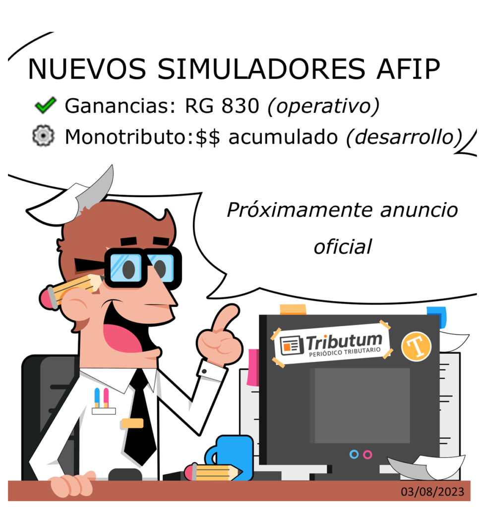 Nuevos simuladores AFIP: retención de Ganancias y monitoreo facturación ...